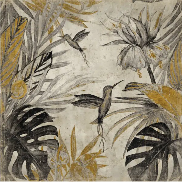 Toile Nectar de Colibri, 120x120cm | Alfonz - Maison Saint Sa